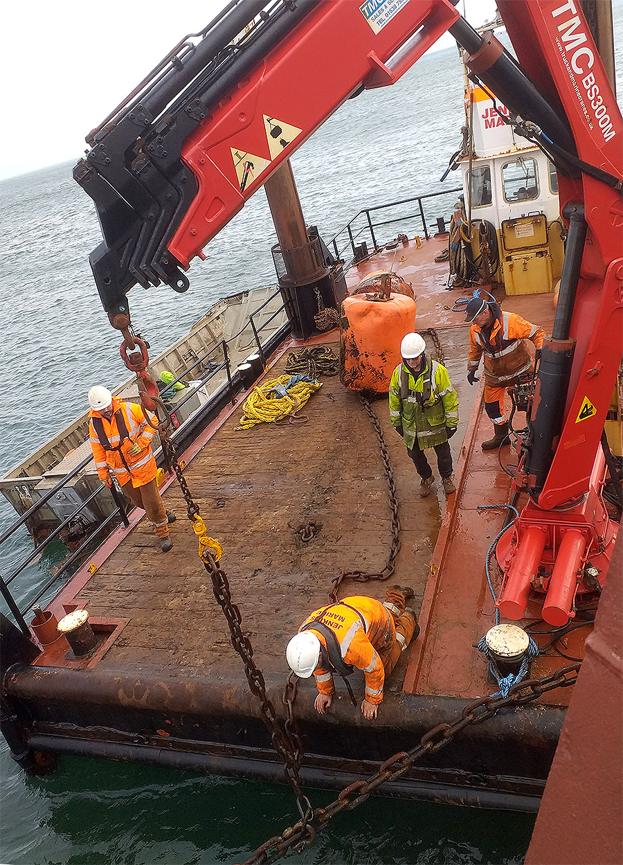 All Chained Up with the Sandbanks Ferry - Jenkins Marine