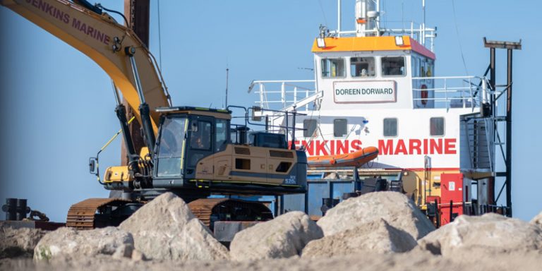 Placing New Marine Habitat at Hengistbury Head - Jenkins Marine